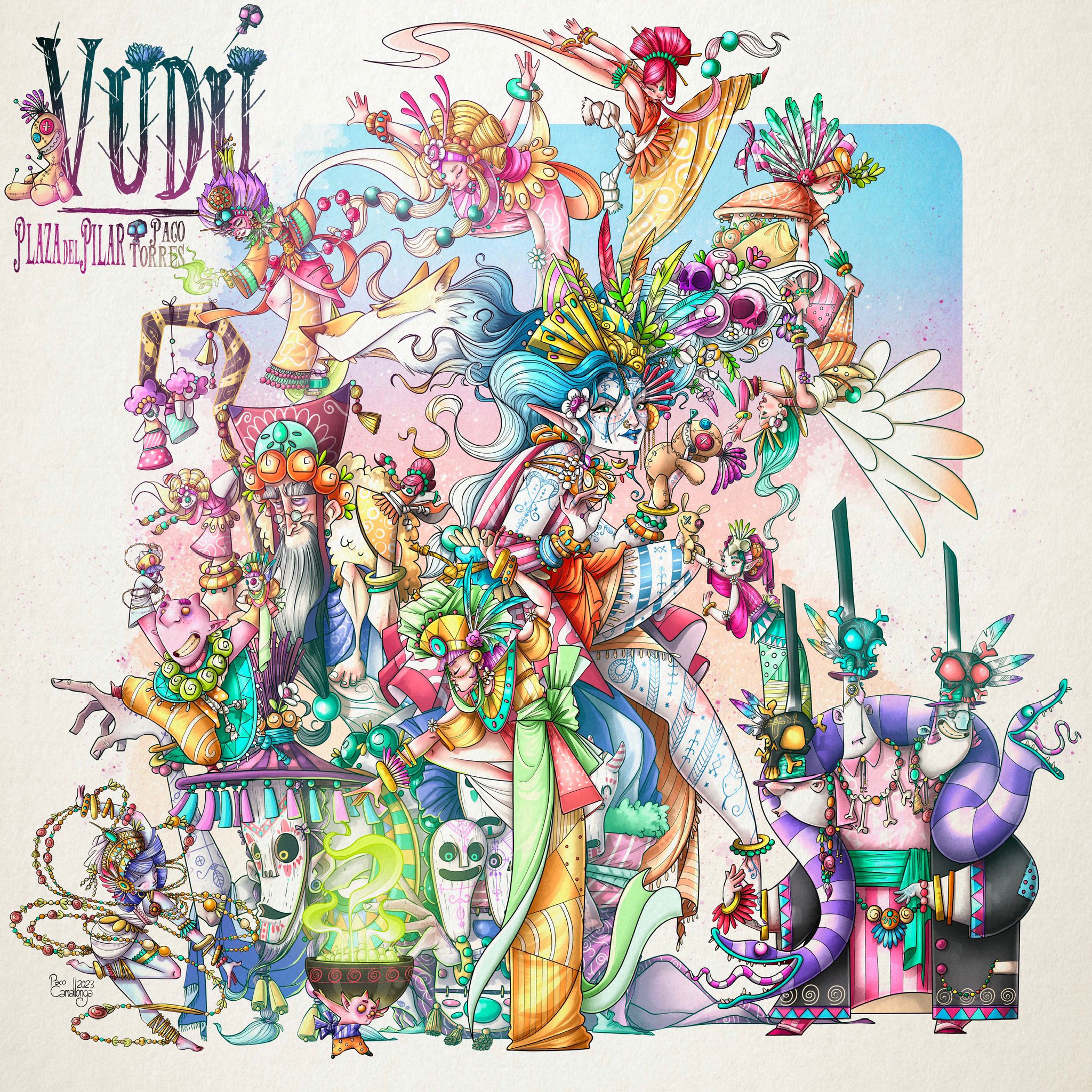 La Falla Plaza del Pilar presenta el proyecto completo y renueva a Paco Torres para 2025 ...