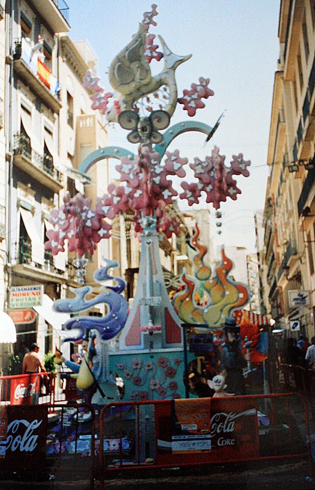Foguera Plaza Santa María - Cendra Digital.