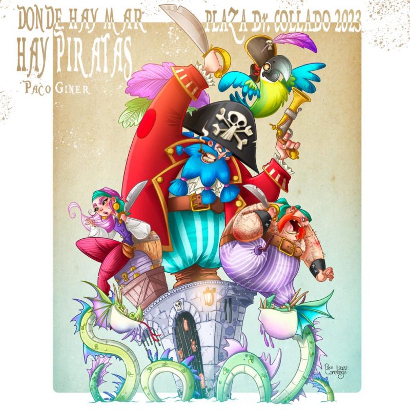 La Falla Plaza Doctor Collado presenta los bocetos de Paco Giner y ...