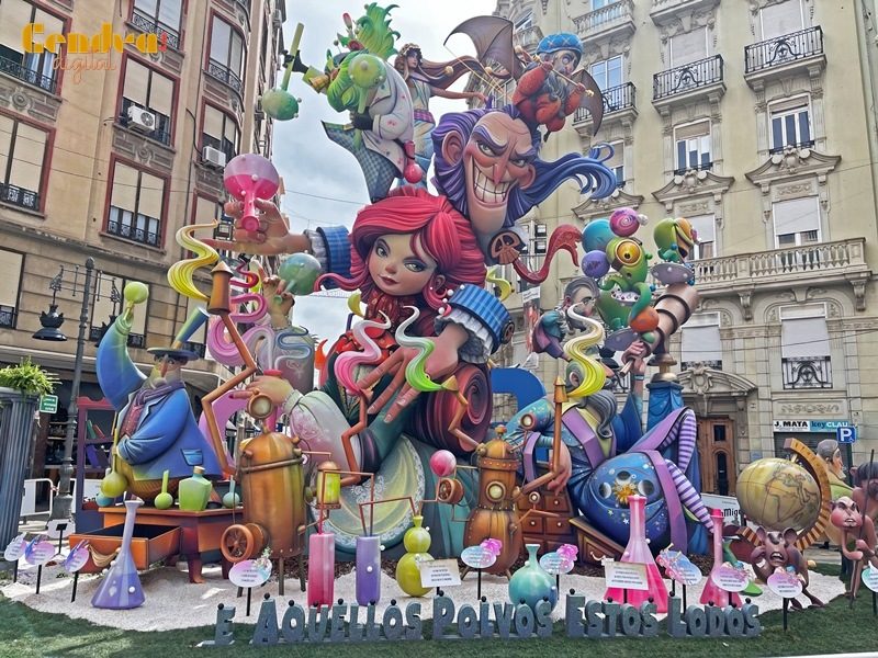 Falla Grabador Esteve 2023, de Paco Giner - Cendra Digital.