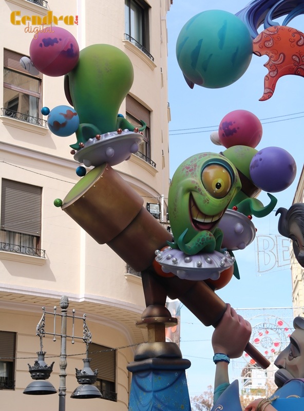 Falla Grabador Esteve 2023, de Paco Giner - Cendra Digital.