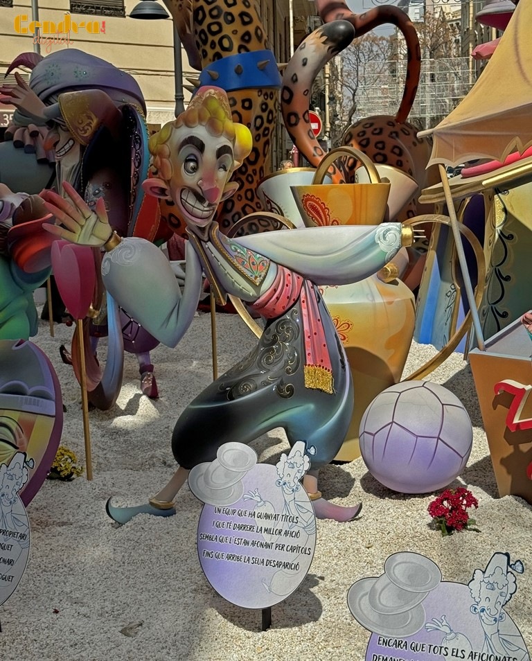Falla Grabador Esteve 2024, de Paco Giner - Cendra Digital.