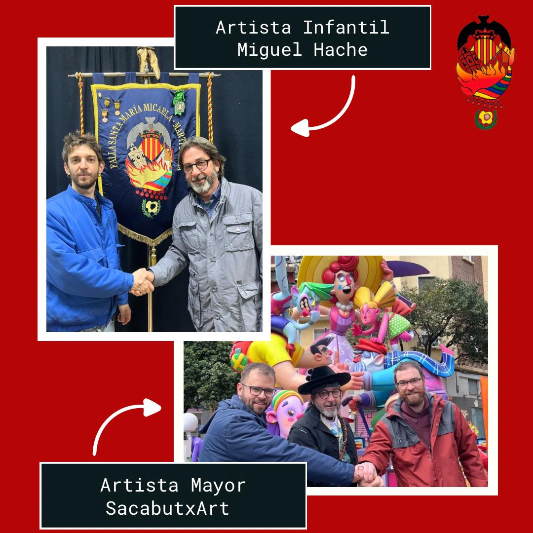 La Falla Santa María Micaela renueva a SacabutxArt y ficha a Miguel ...