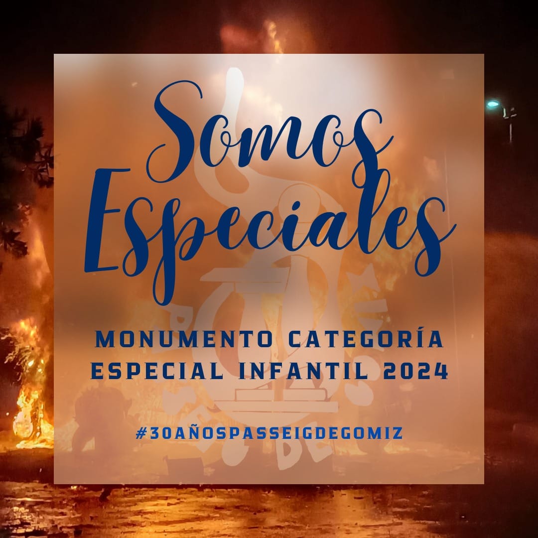 La Foguera Passeig de Gómiz sube a categoría especial infantil en 2024 ...